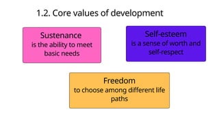 Chapter 1 of the course Development Economics | PPTX