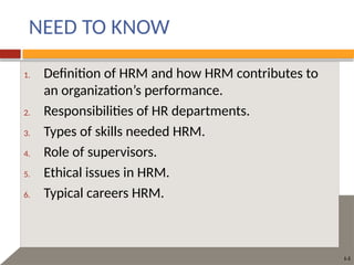 Growing Human Resources Professionals today | PPTX
