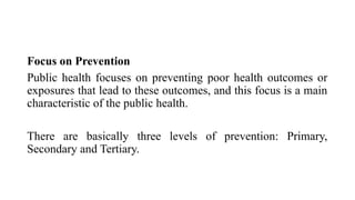 Chapter 1.pptx public health first chapter | PPT