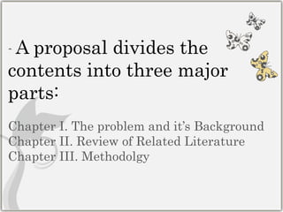 The Research Proposal -Introduction chapter 1.pptx