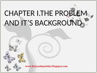 The Research Proposal -Introduction chapter 1.pptx