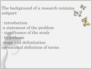 The Research Proposal -Introduction chapter 1.pptx