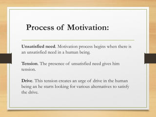 impact of motivation on individal behaviour | PPTX