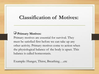 impact of motivation on individal behaviour | PPTX
