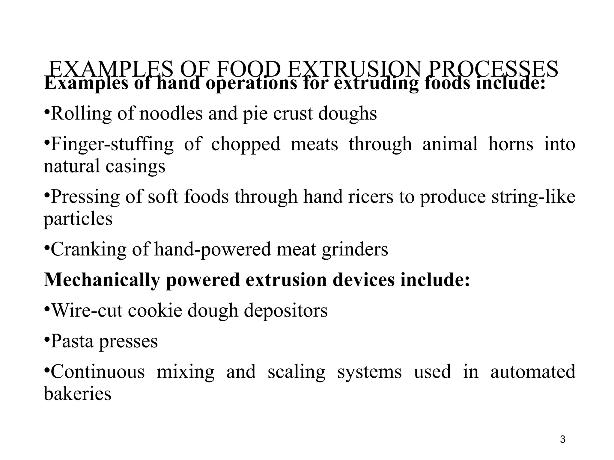 Introduction to food extrusion technology | PPTX