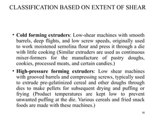 Introduction to food extrusion technology | PPTX