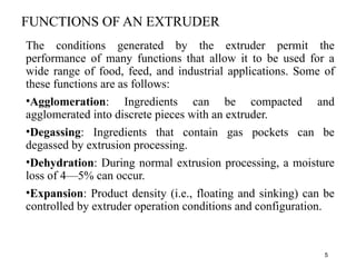 Introduction to food extrusion technology | PPTX