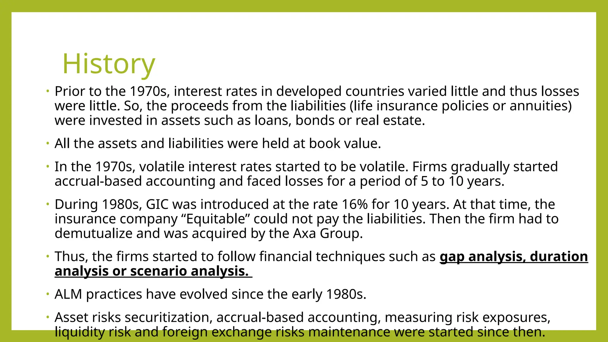 ALM in Insurance: Definition and fundamentals | PPTX