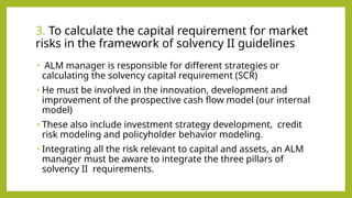 ALM in Insurance: Definition and fundamentals | PPTX