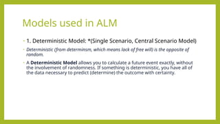 ALM in Insurance: Definition and fundamentals | PPTX