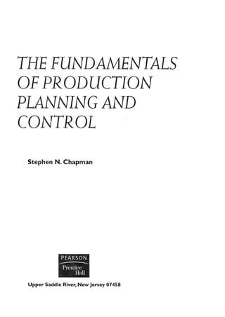 chapter 1.pdf of production planning and control | PDF