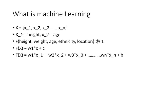 Introduction to machine Learning by mark Abraham magumba | PPTX