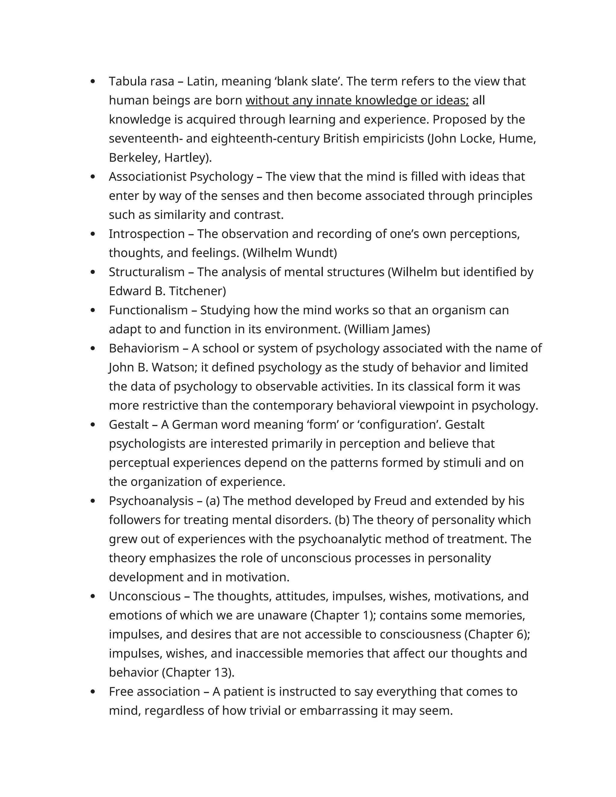 Introduction To Psychology Chapter 1 by Atkinson & hilgard's book | DOCX