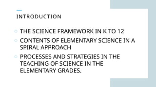 teaching science in the intermediate grades | PPTX