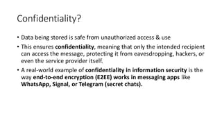 Chapter1 Information and Network Security | PDF