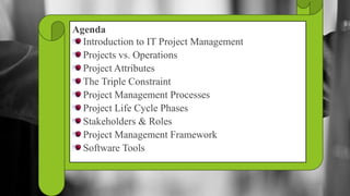 Introduction to Information Technology Project Management | PPTX