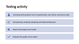 Chapter 1 Fundamental of testing ISTQB v4 | PPTX