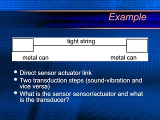 Sensor and actuators Definitions, classifications, general requirements ...