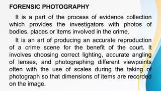 CHAPTER 1 - Forensic Photography (Criminology) | PPTX