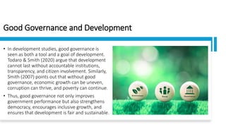 Chapter 1. Governance and Economic Development | PDF