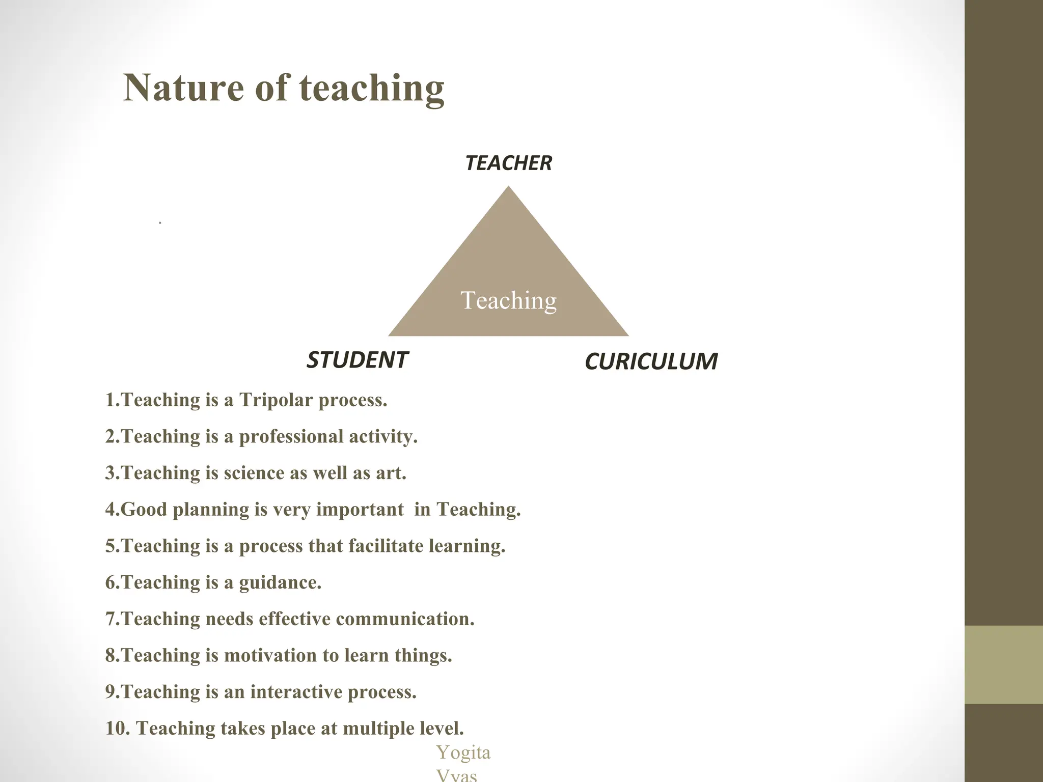 Chapter 1-Lesson 1- Teaching as a Profession) ppt | PDF