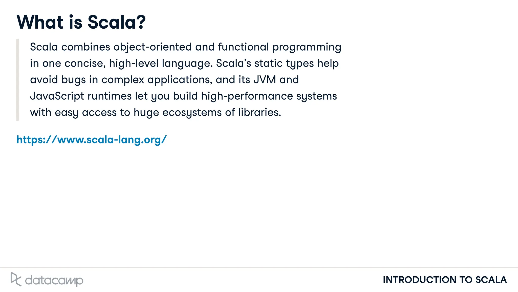 Introduction to scala programming language | PDF
