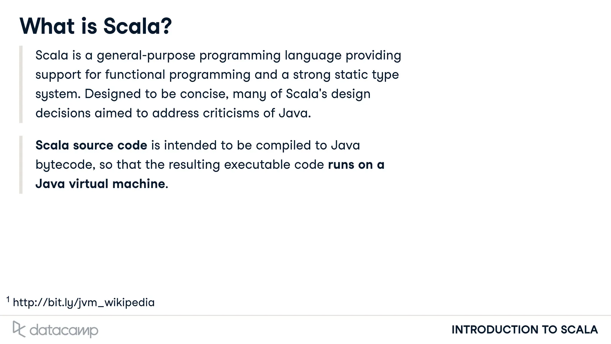 Introduction to scala programming language | PDF
