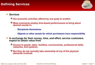 Introduction to Services Marketing chapter 1 | PPT