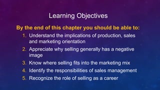 Comprehensive Overview of Selling's Role in Marketing and Sales ...