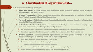 Comprehensive Study of Heuristic and Randomized Algorithms in Advanced ...