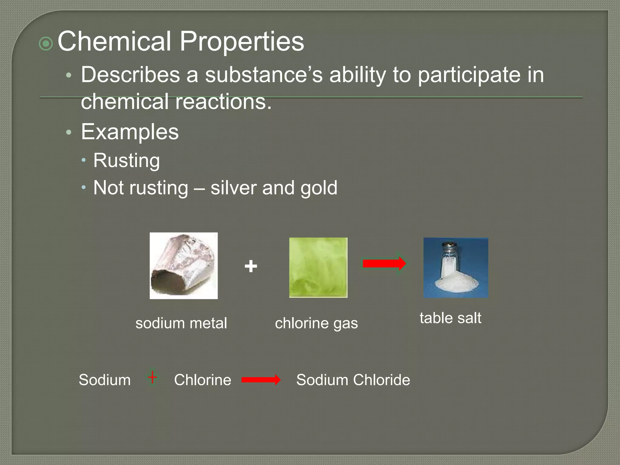Applied Chapter 1.2 : Describing Matter | PPTX | Chemistry | Science