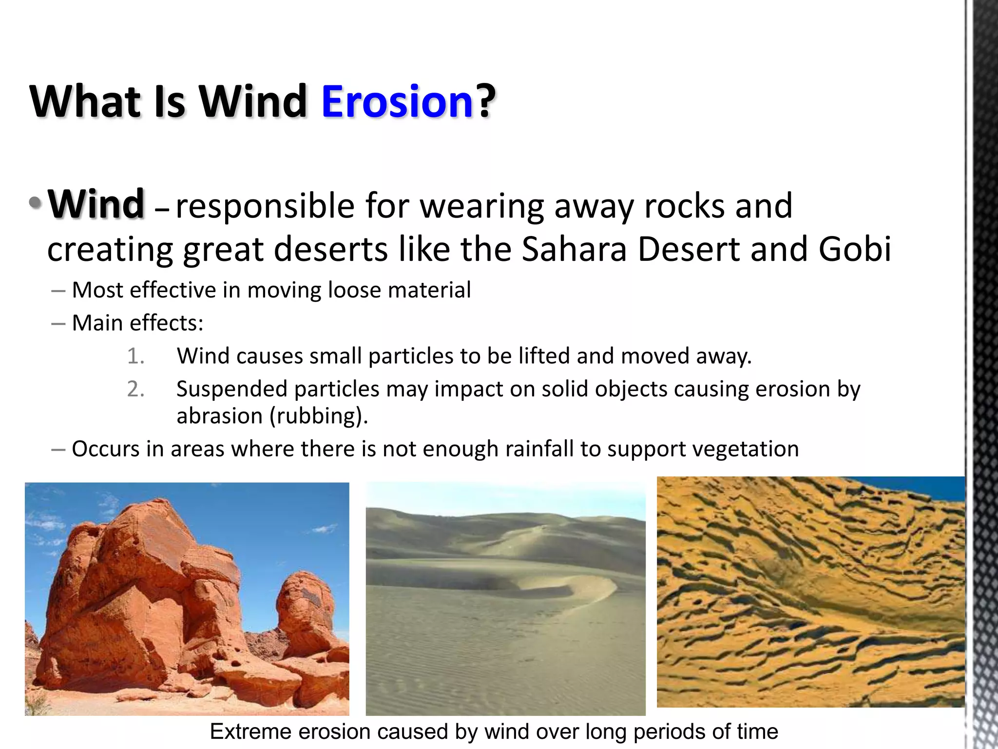 Erosion and deposition | PPTX