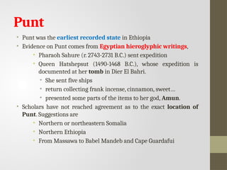 History of Ethiopia and the horn Chapter 1-3 (1) for Ethiopian freshman ...