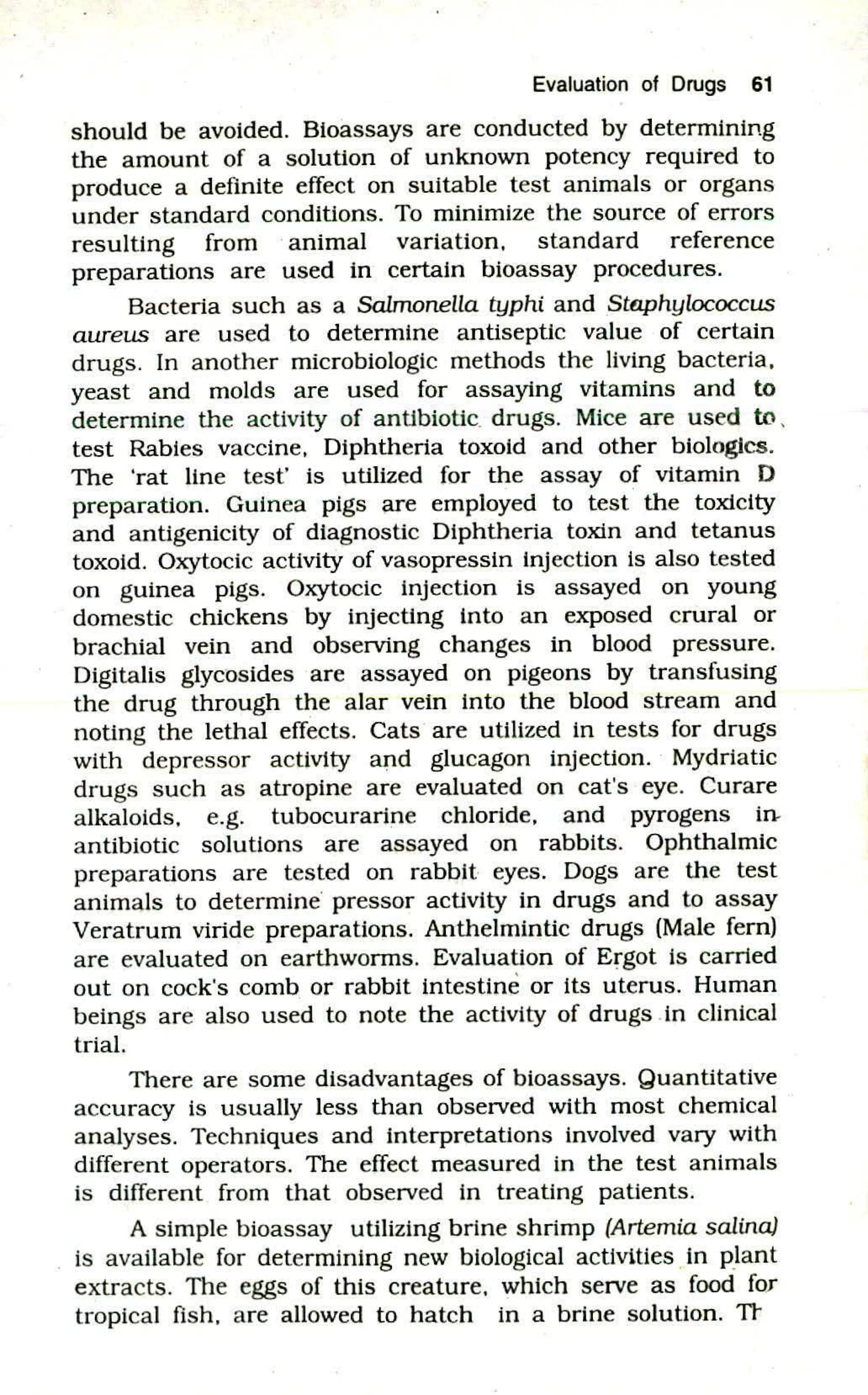 evaluation of crude drugs chapter pdf notes | PDF