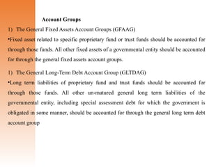 Government and Non for Profit Accounting lecture notes | PPTX