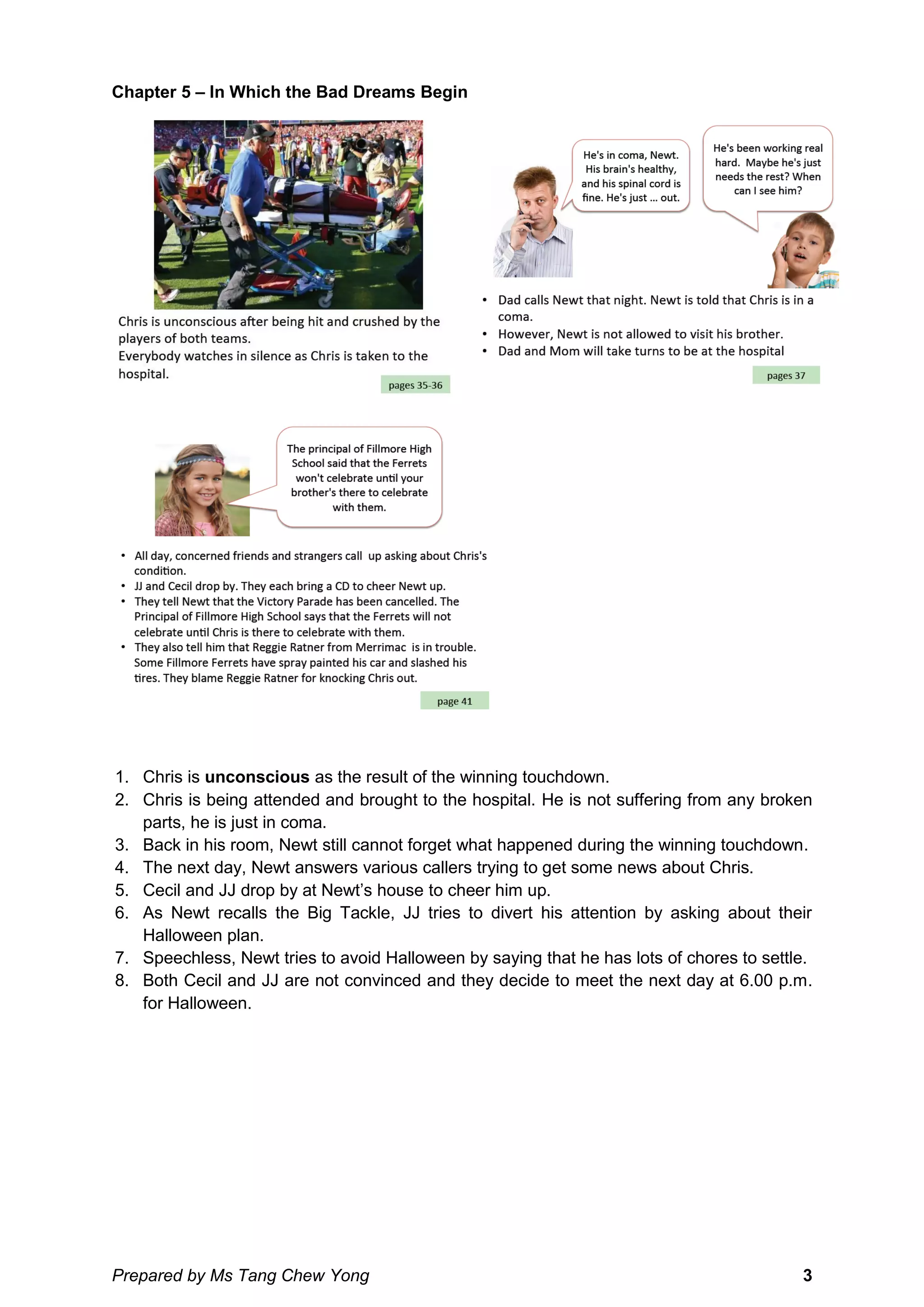 Captain Nobody Chapter 1 5 summary | PDF