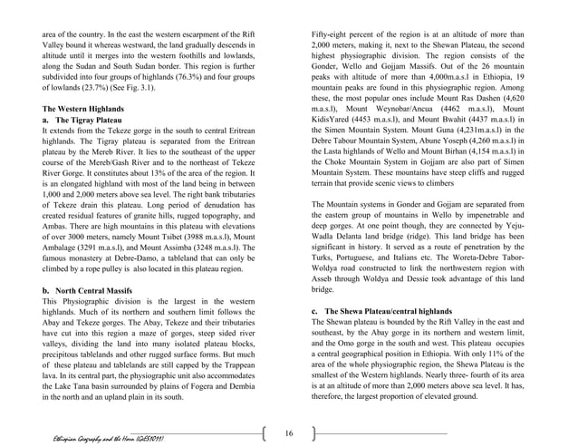 geography for fresh man Chapter 1-6 .pdf | Africa Travel | Travel Locations