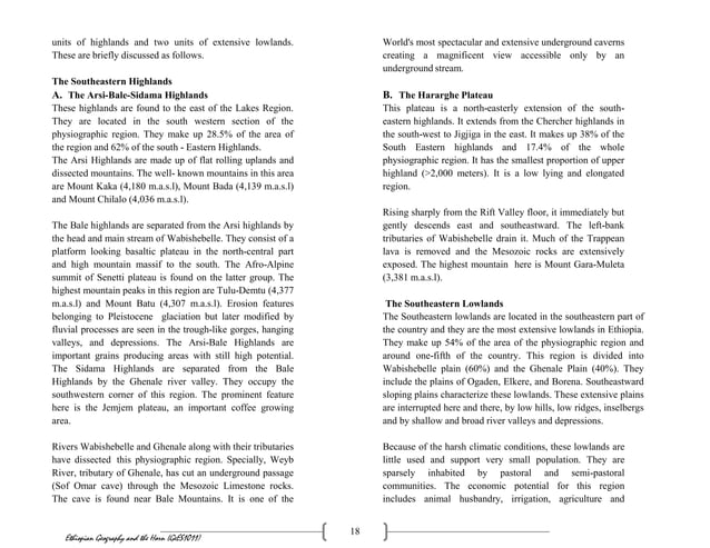 geography for fresh man Chapter 1-6 .pdf | Africa Travel | Travel Locations