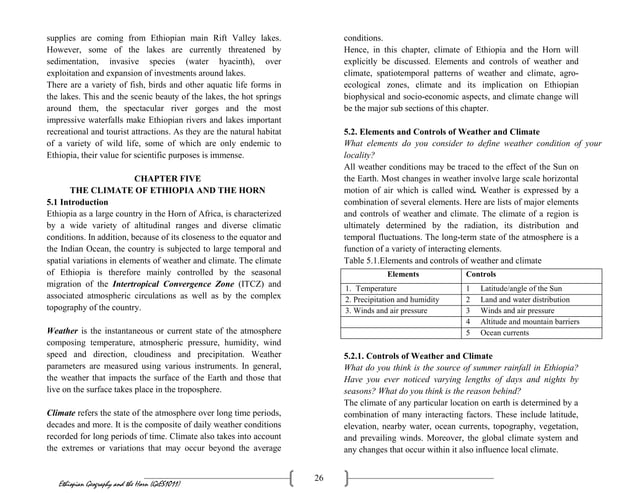 geography for fresh man Chapter 1-6 .pdf | Africa Travel | Travel Locations