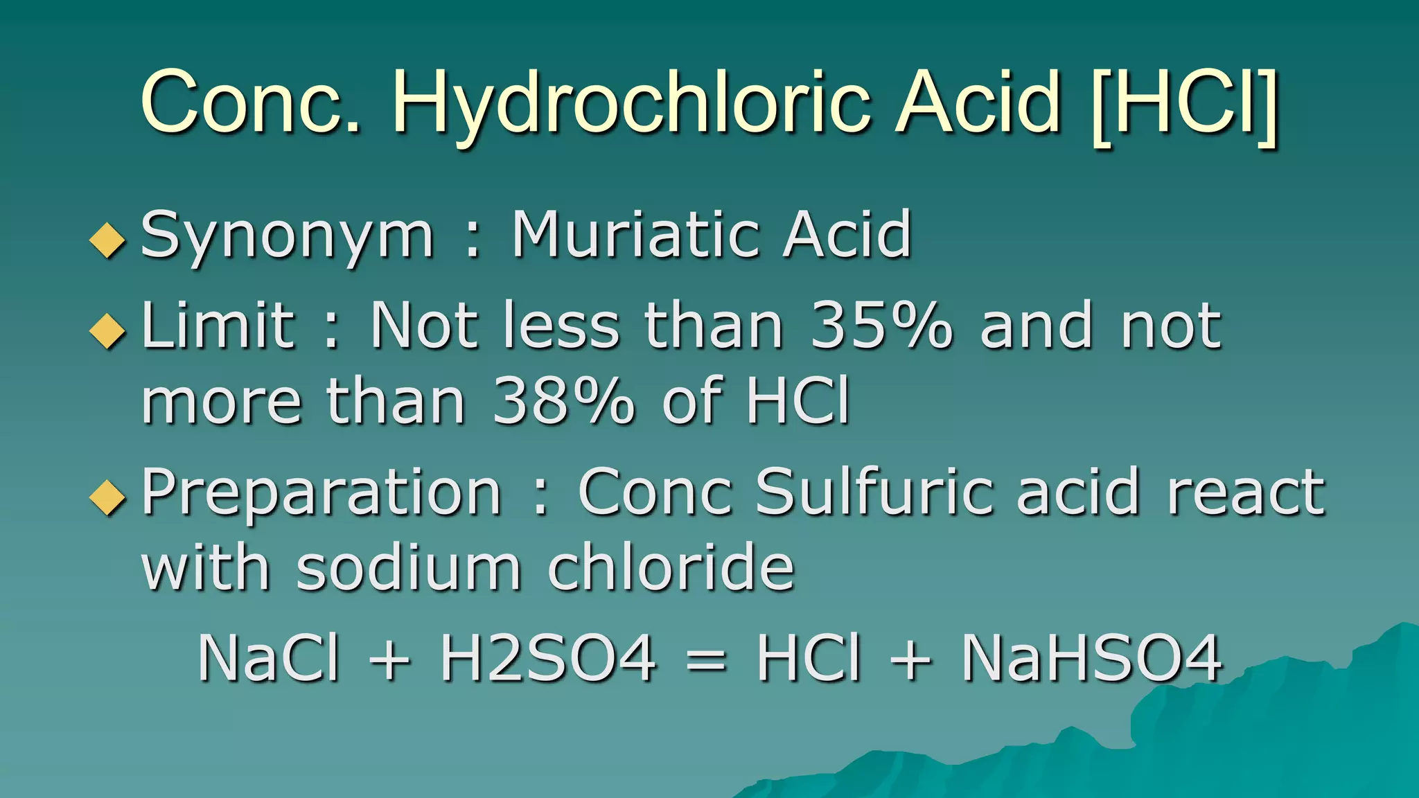 Chapter No 1 : Acids, Bases and Buffers | PPTX