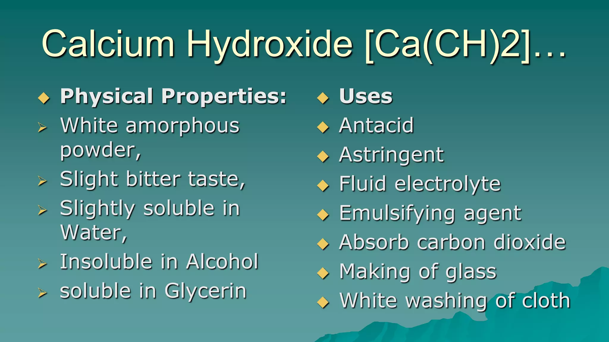 Chapter No 1 : Acids, Bases and Buffers | PPTX