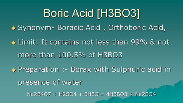 Chapter No 1 : Acids, Bases and Buffers | PPTX