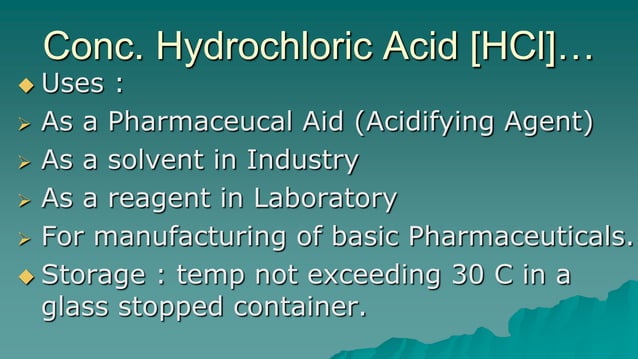 Chapter No 1 : Acids, Bases and Buffers | PPTX