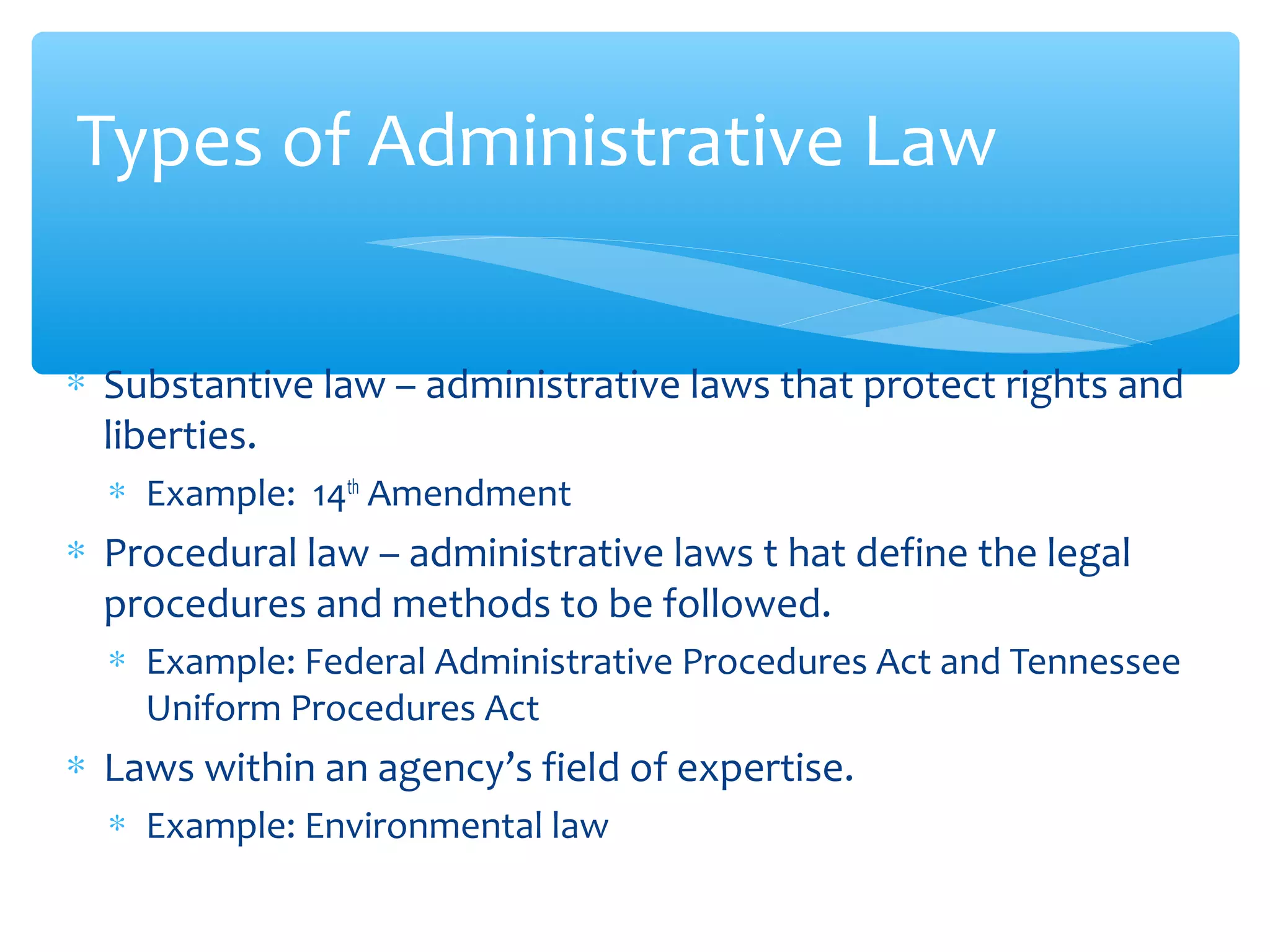 Chapter1.admin law&adminagency | PPT