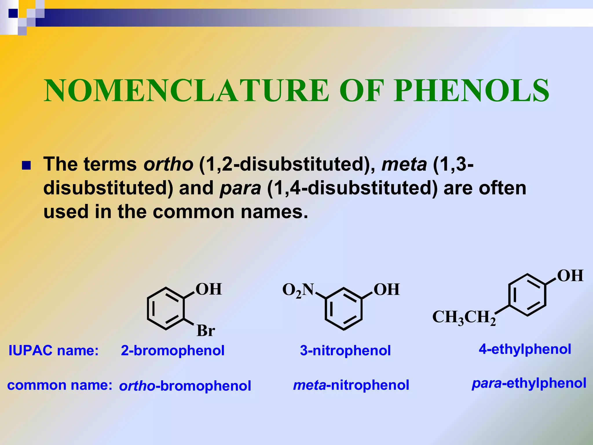 Chapter 1 alcohols | PPTX
