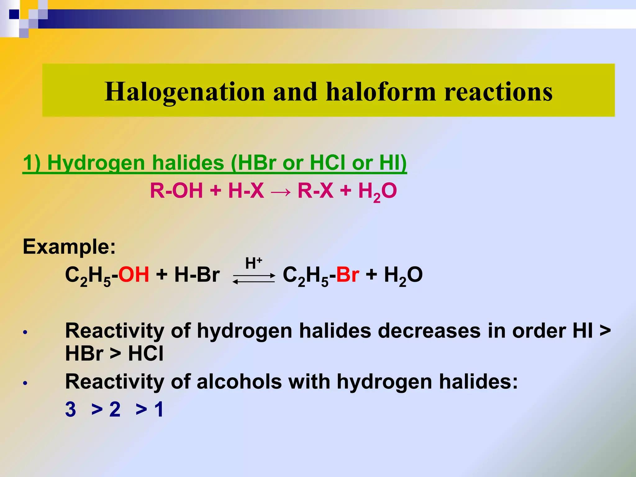 Chapter 1 alcohols | PPTX