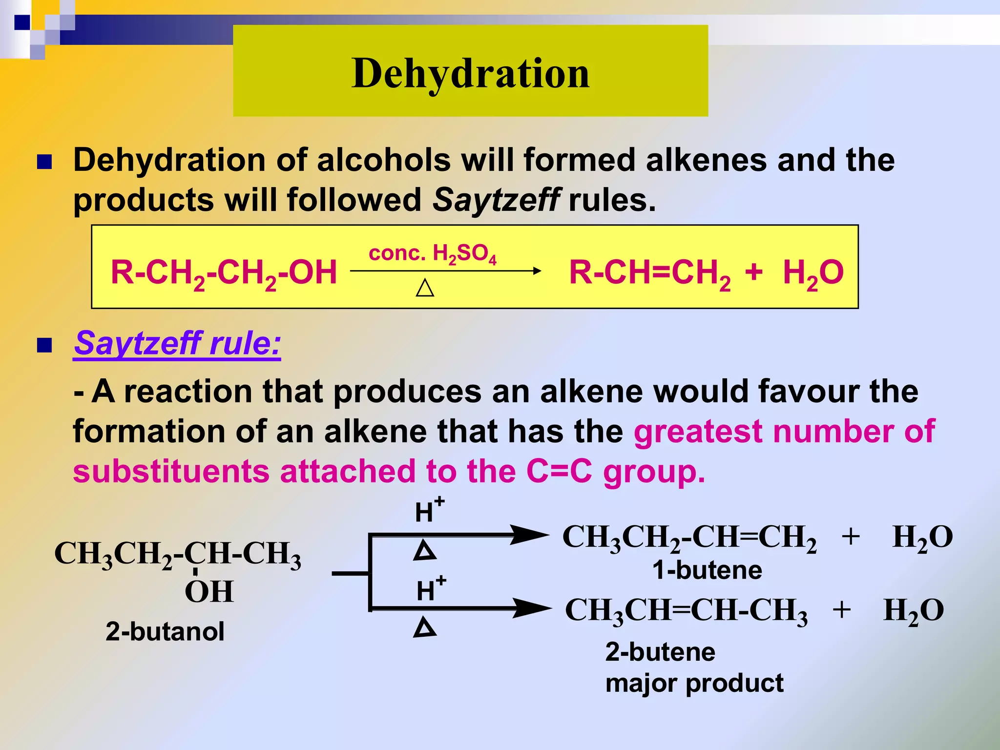 Chapter 1 alcohols | PPTX