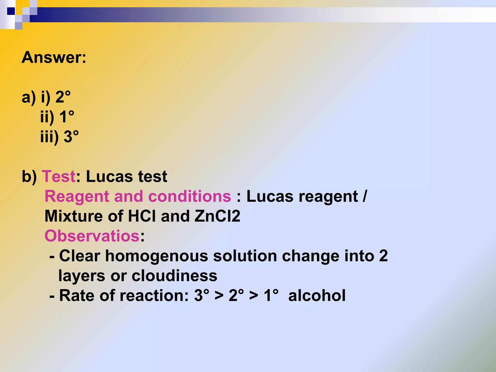 Chapter 1 alcohols | PPTX