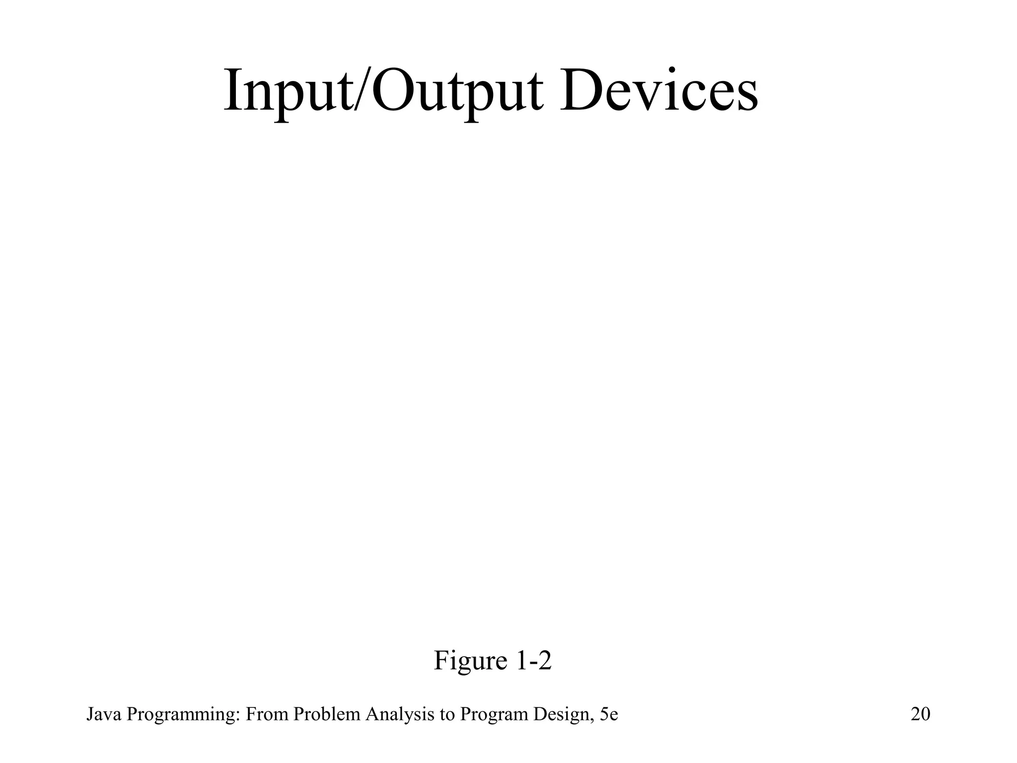 Chapter 1 An Overview Of Computers And Programming Languages Ppt