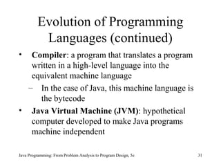 Chapter 1 - An Overview of Computers and Programming Languages | PPT